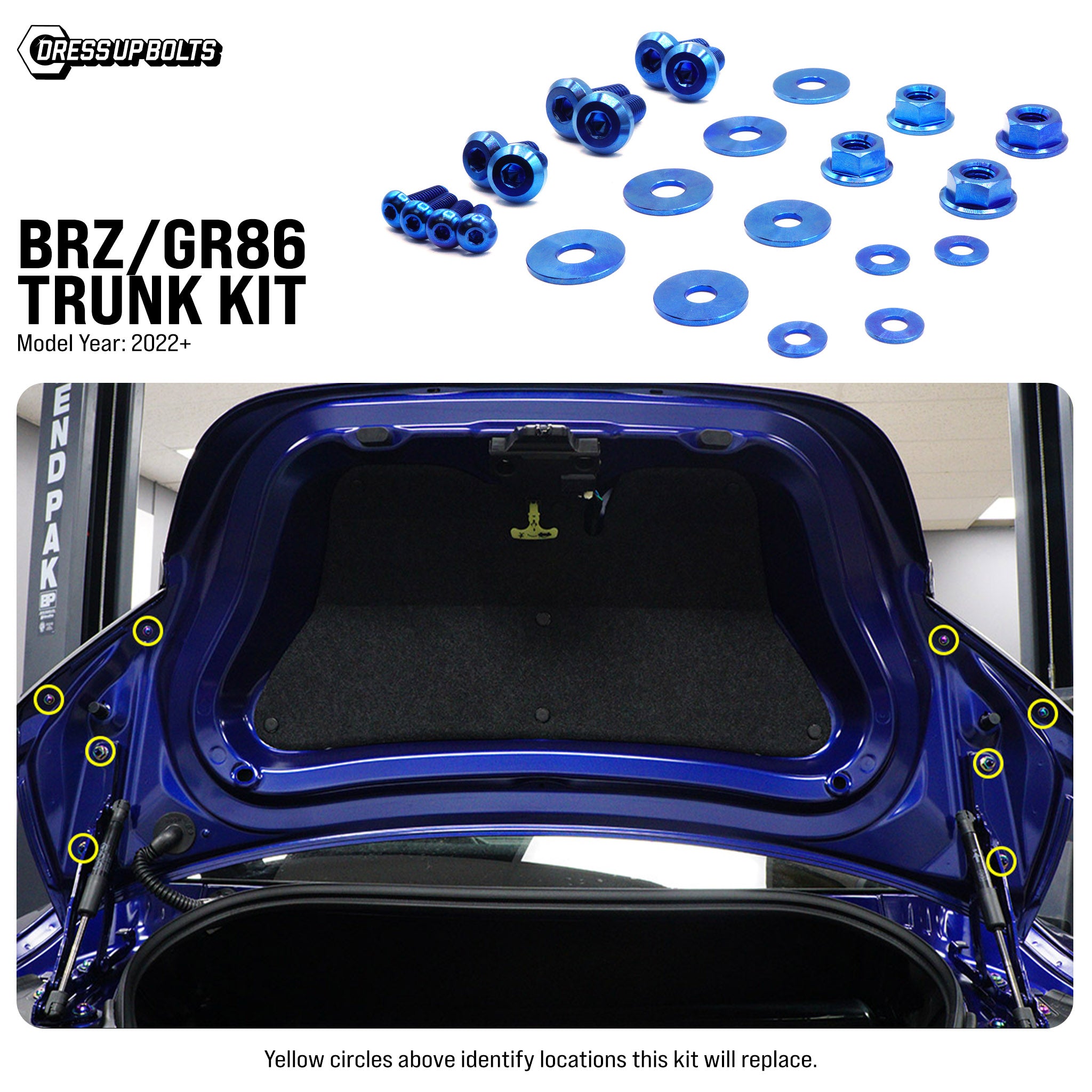 Titanium Hardware Trunk Kit - Toyota GR86/Subaru BRZ (2022+) | Fast ...