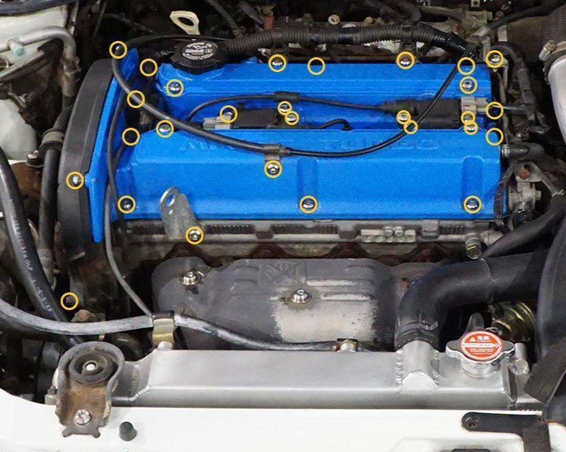 Stage 2 Titanium Hardware Engine Kit - 4G63 Engine | Fast Turn Fittings